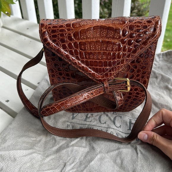 De Vecchi | Bags | Authentic De Vecchi By Hamilton Hodge Siso Alligator ...